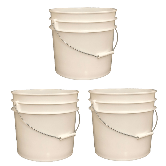 Bucket - Metal Handle without Lid, White | Lee Fisher Sports – Lee ...